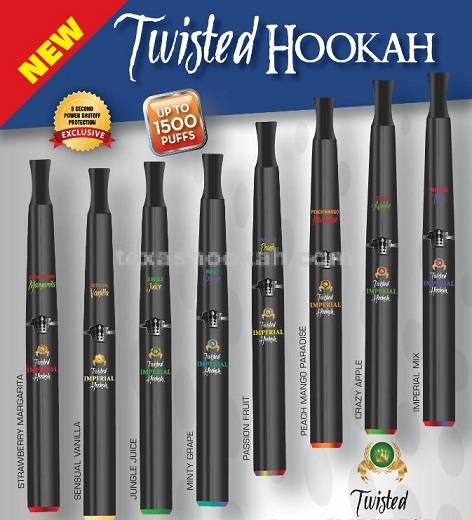 Imperial Twisted Hookah Disposable Hookah Pen - SilverVapes.com